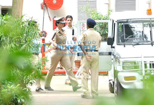 Tabu snapped in the guise of a Police Inspector on sets of ‘Drishyam ...