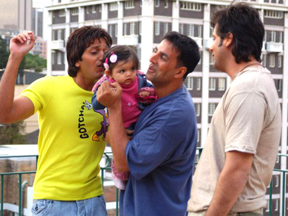 heyy-babyy-8 | Heyy Babyy 2007 On The Set - Bollywood Hungama