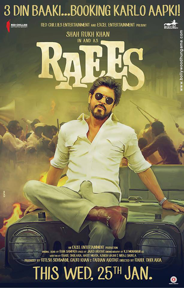 Raees First Look - Bollywood Hungama