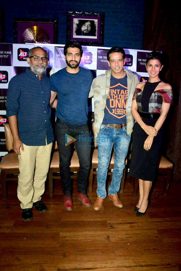 Nimrat Kaur and the cast of The Test Case snapped promoting their web ...