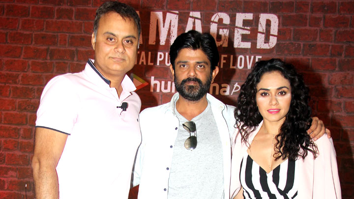 Launch of web-series ‘Damaged’ by Hungama | Amruta Khanvilkar | Neeraj ...