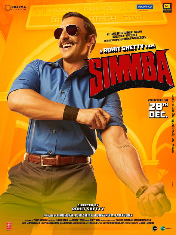 Simmba First Look - Bollywood Hungama