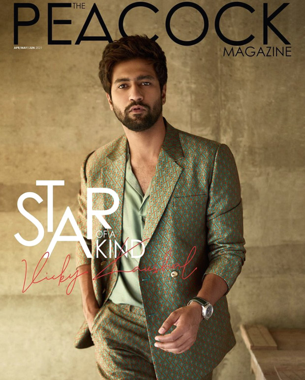 Vicky Kaushal steals the show in all green blazer set on the cover of ...