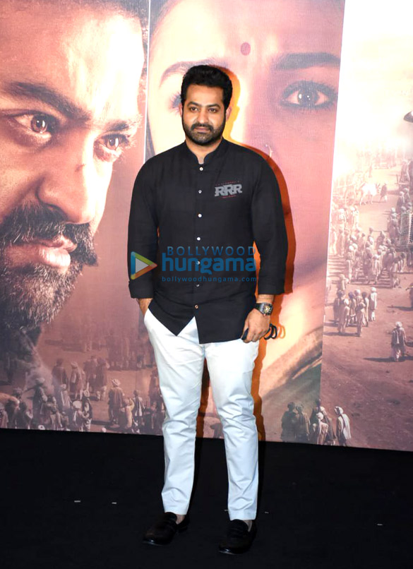 Photos Ajay Devgn, Jr NTR, and Alia Bhatt at the trailer launch of RRR ...