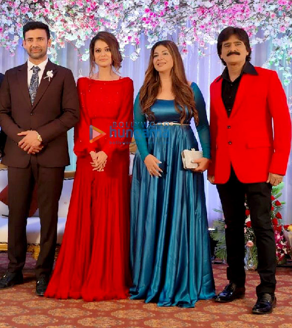 Photos Celebs attend the wedding reception of Payal Rohatgi and Sangram ...